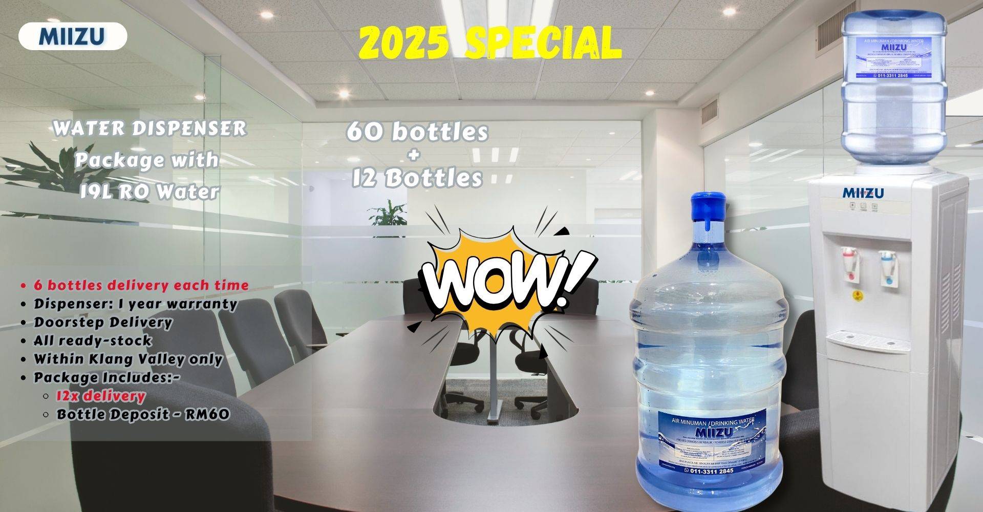 MIIZU | Your one-stop solution for Mineral Water delivery