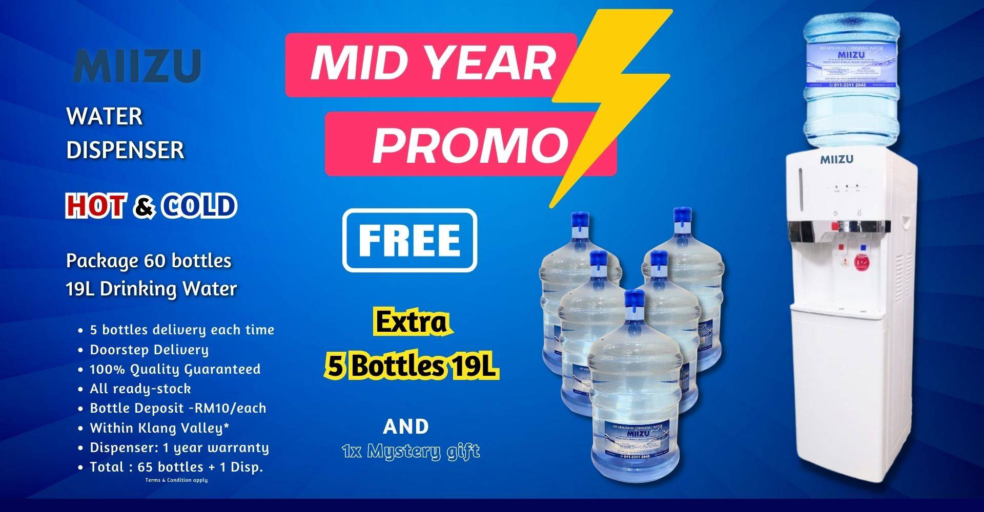 MIIZU | Your one-stop solution for Mineral Water delivery